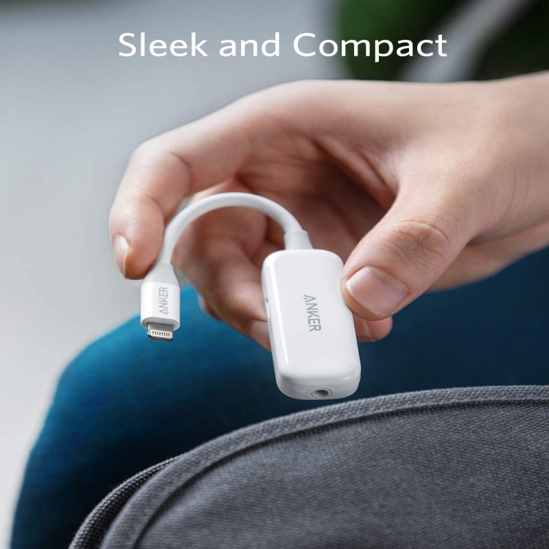 Anker 2-in-1 Adapter Audio & Lightning Charging (MFi-Certified)