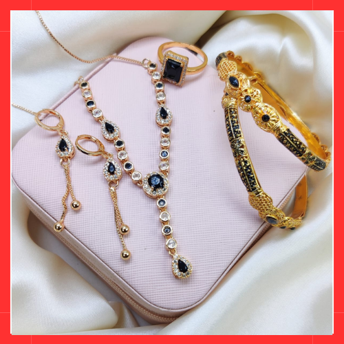 Fancy replica Zircon Set